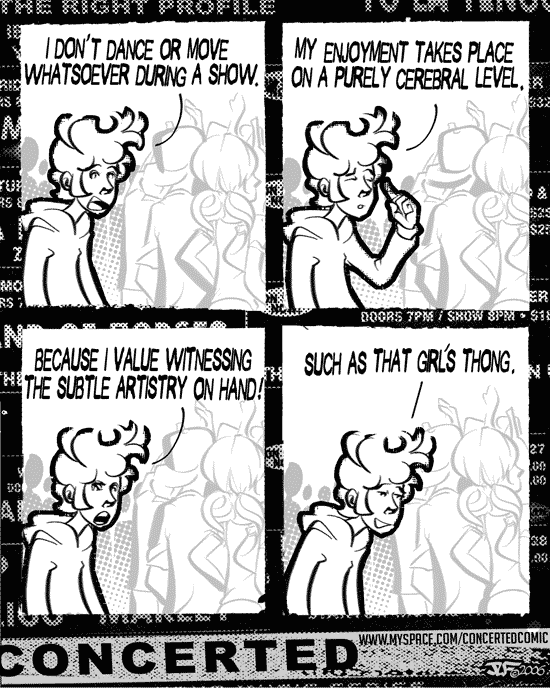 The Right Profile: an online comic strip - Glide Magazine