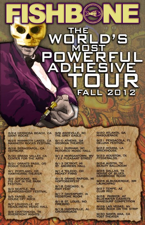 Fishbone Heading Out On The World's Most Powerful Adhesive Tour - Glide ...