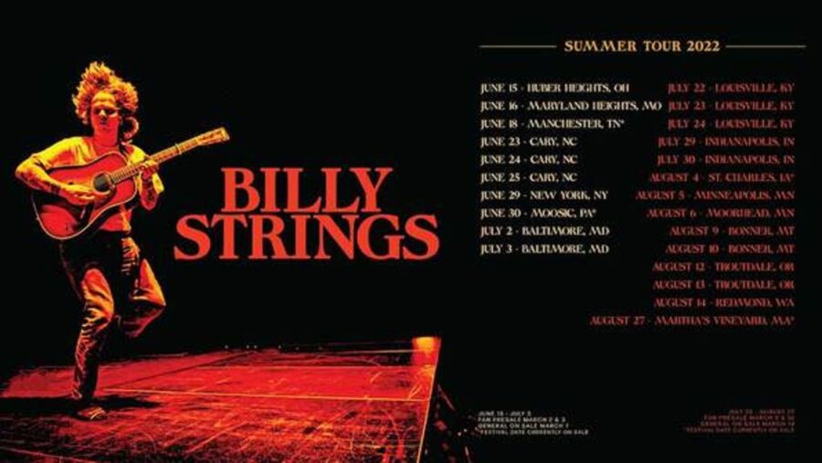 Billy Strings Announces Summer Headlining Tour Dates - Glide Magazine