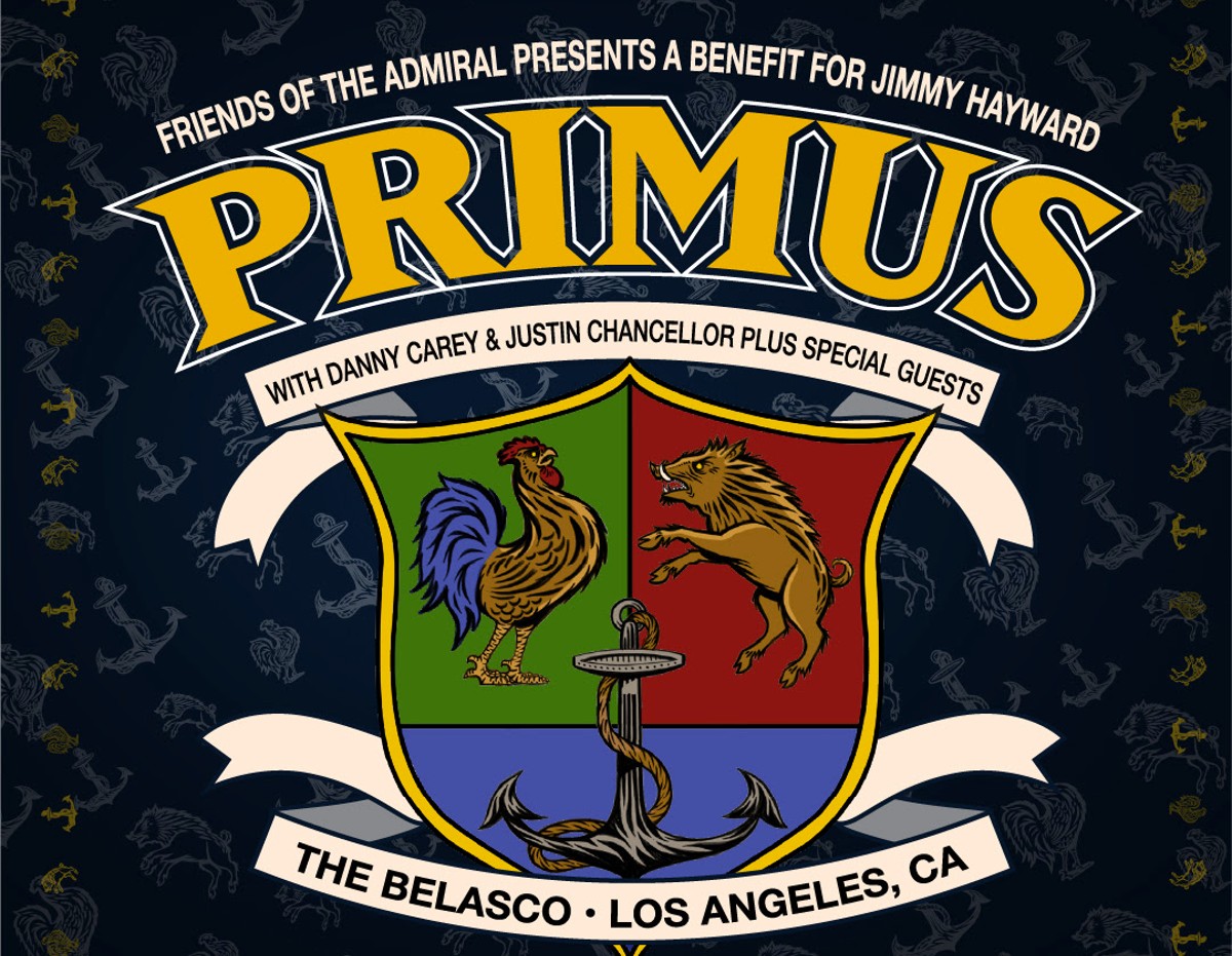 Primus Performing Intimate Benefit Concert With Danny Carey & Justin ...